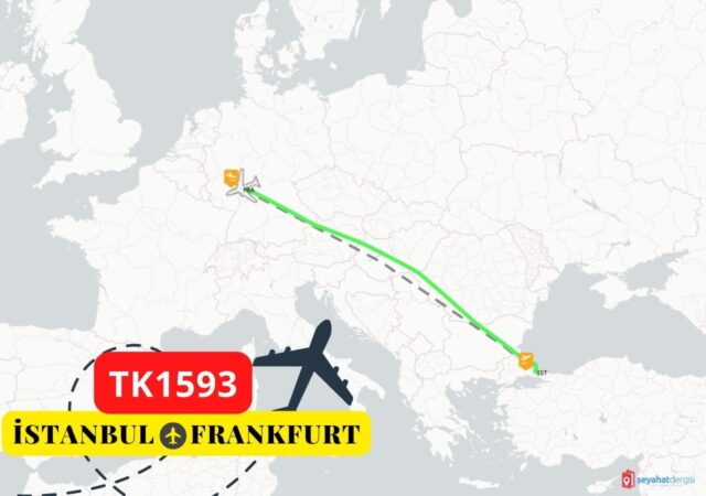 TK1588 Flight Tracker | Turkish Airlines Istanbul - Frankfurt